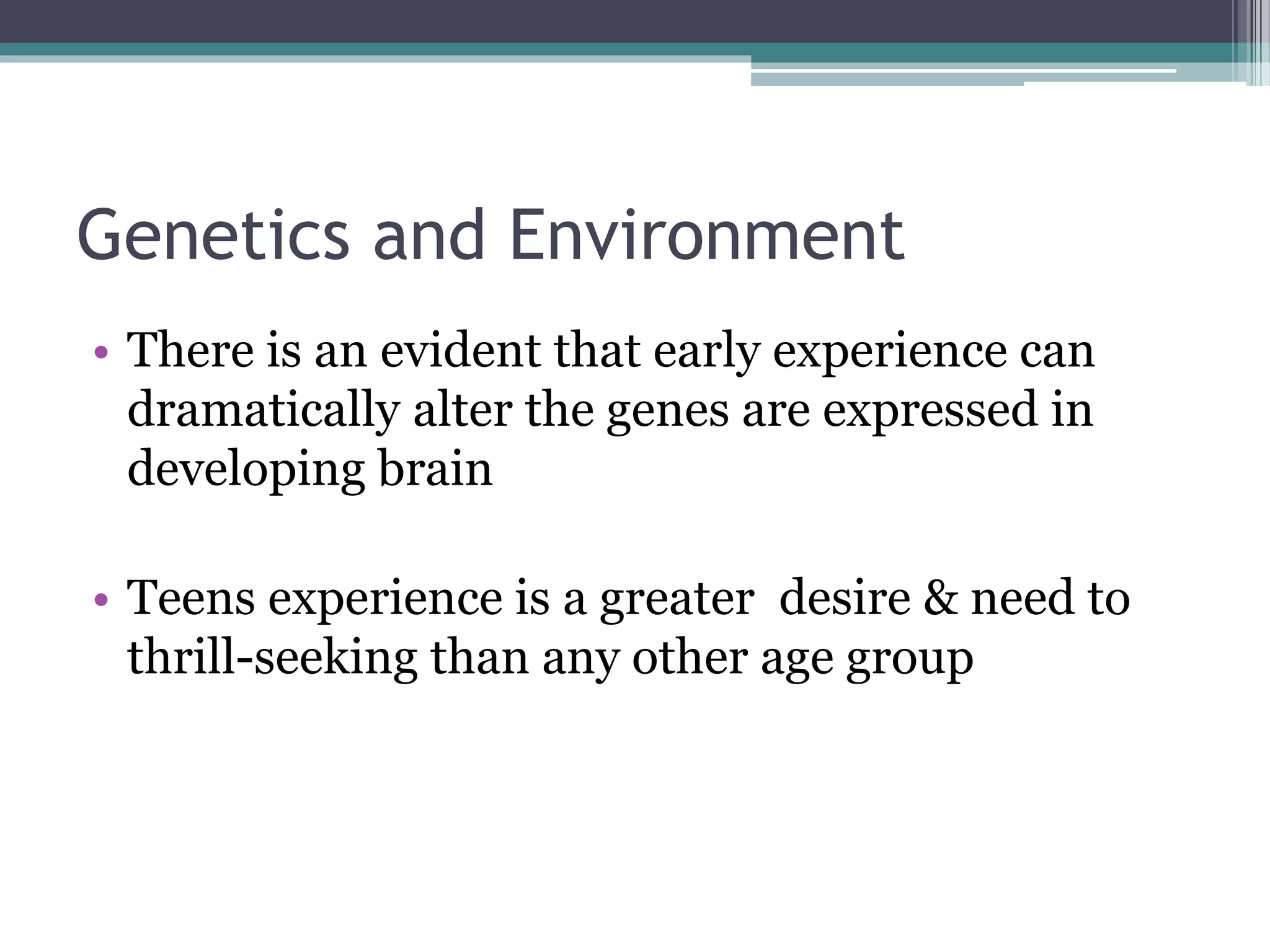 Education 1 : Brain development | PPTX
