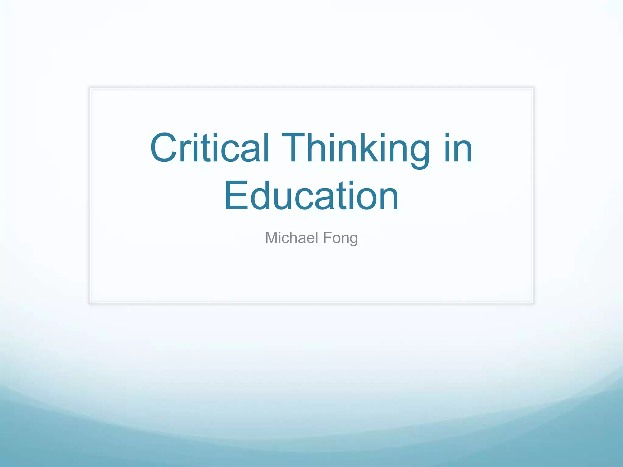 Educ 100 portfolio presentation | PPT