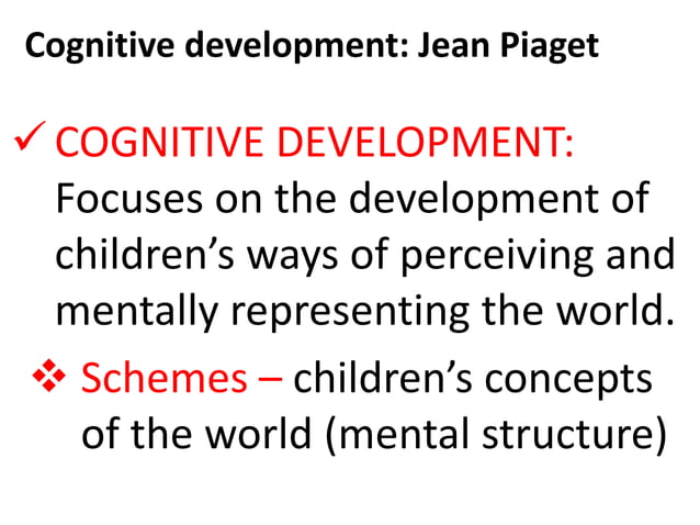 Infancy Cognitive Development (Jean Piaget) | PPTX | Parenting Babies ...