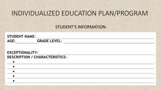 EDUC 102 – FOUNDATIONS OF SPECIAL AND INCLUSIVE - STUDENTS' CASES.pptx
