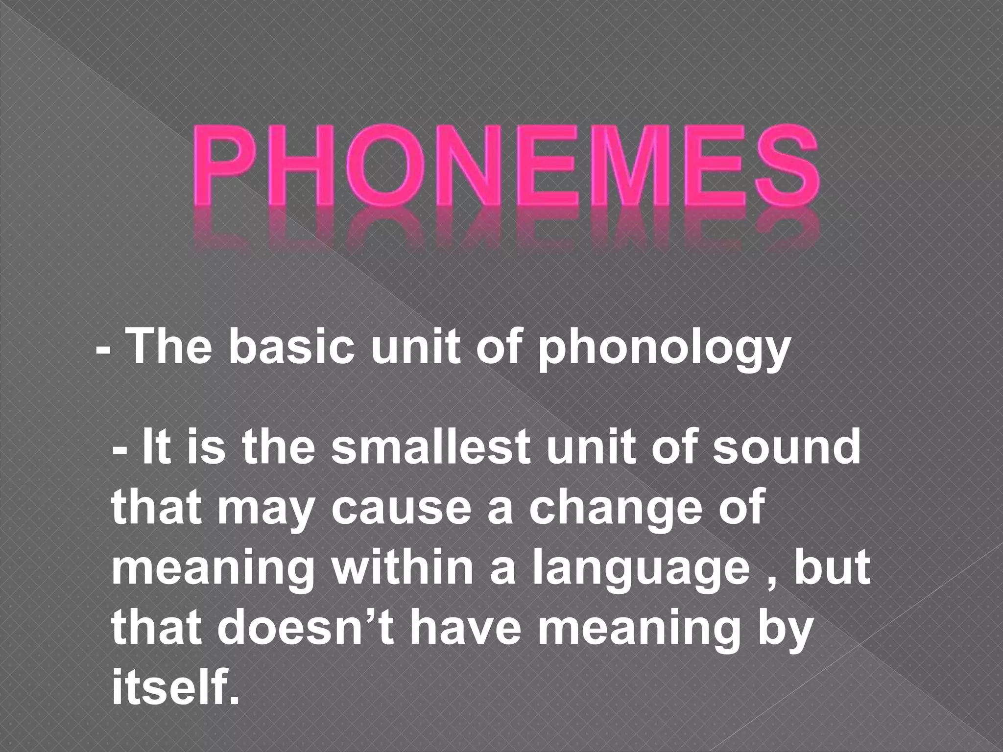 Components of language | PPTX