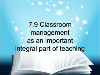 Classroom management | PPTX
