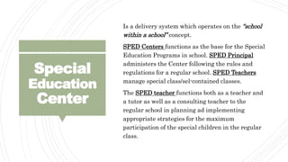 Vision, Policies and Guidelines in SPED | PPTX