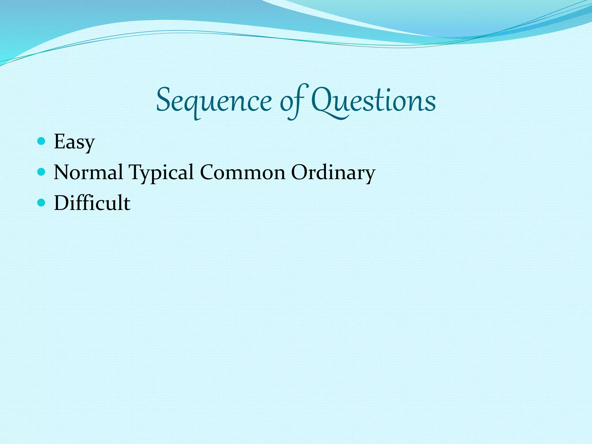 The Art of Questioning | PPTX