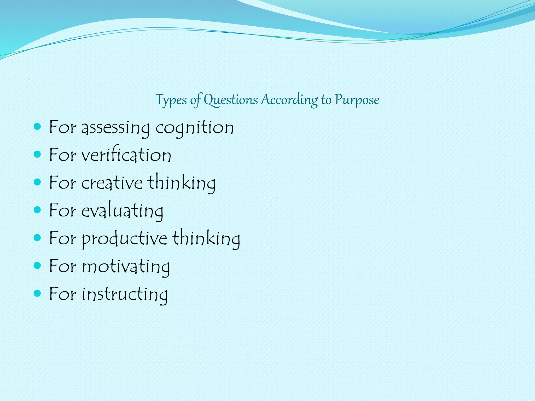 The Art of Questioning | PPTX