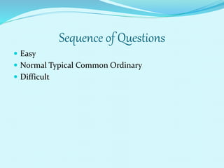 The Art of Questioning | PPTX