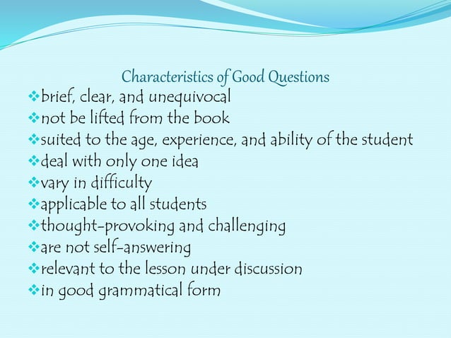 The Art of Questioning | PPTX | Educational Assessment | Education