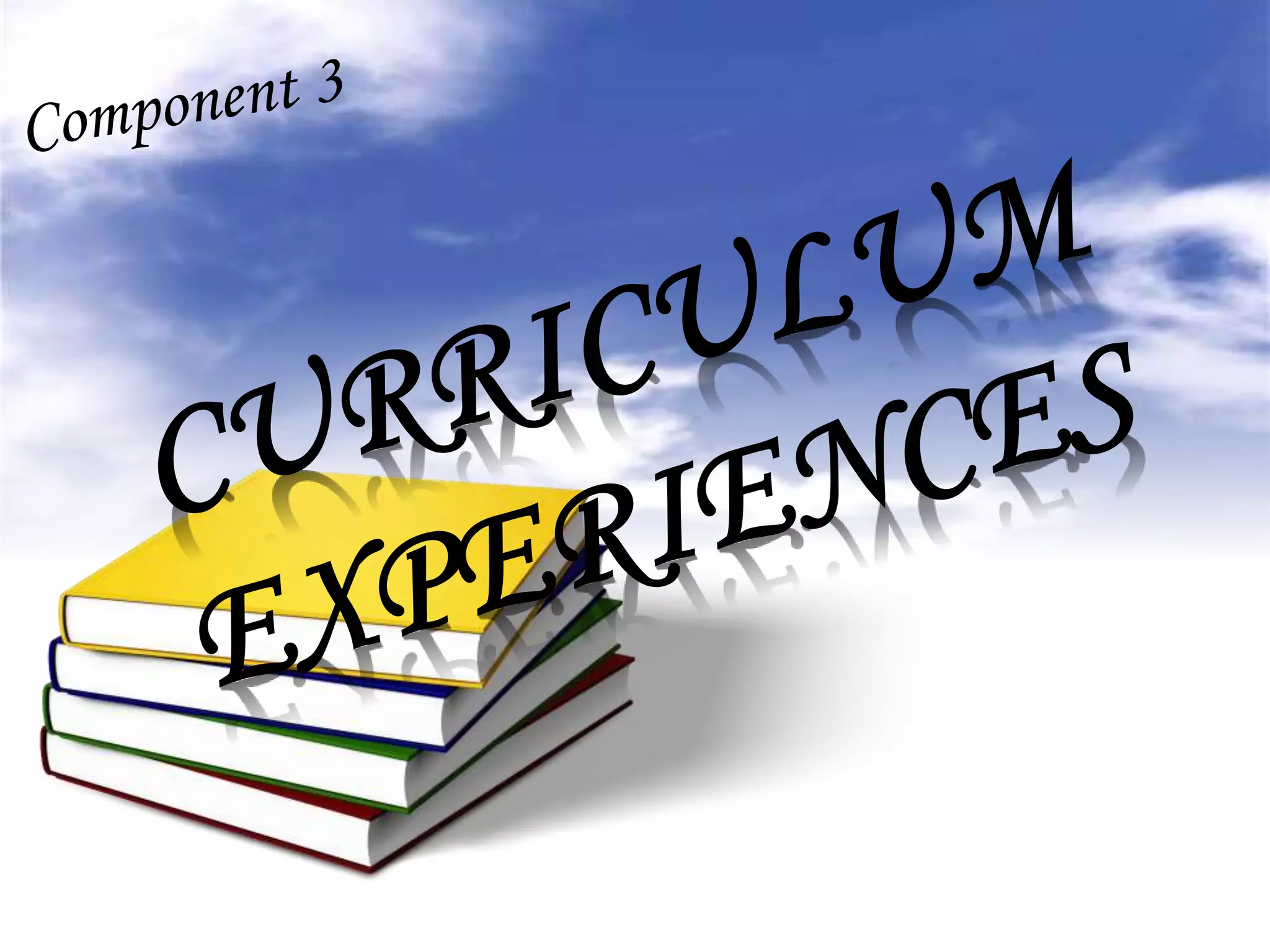 CUrriculum Experiences | PPTX