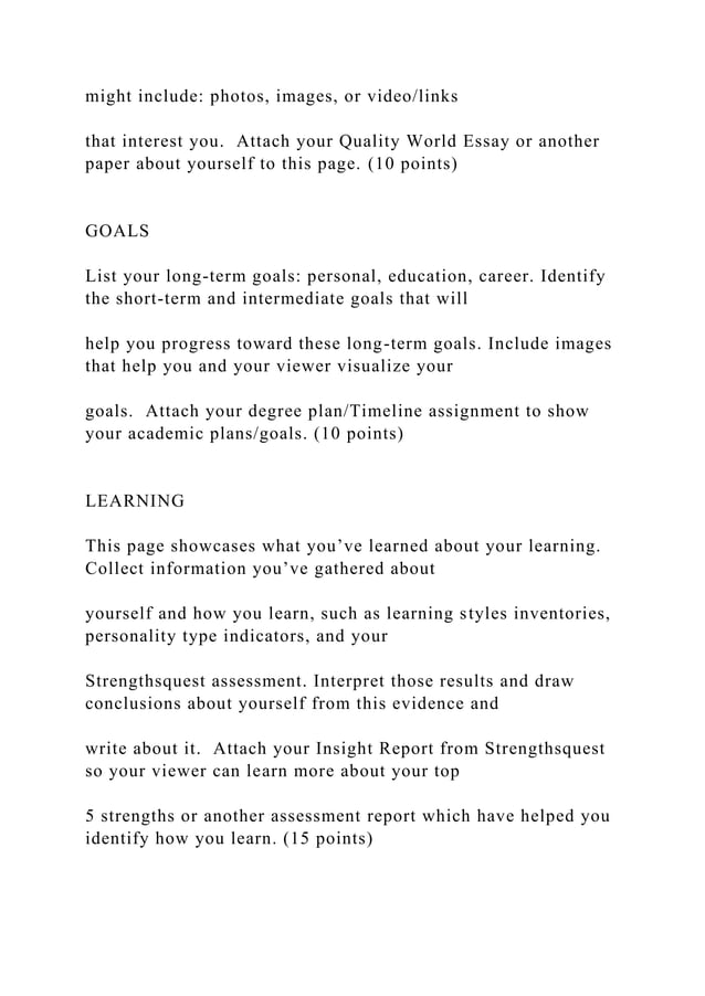 EDUC 1300- LEARNING FRAMEWORK Portfolio Page Prompts .docx