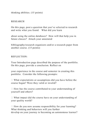 EDUC 1300- LEARNING FRAMEWORK Portfolio Page Prompts .docx