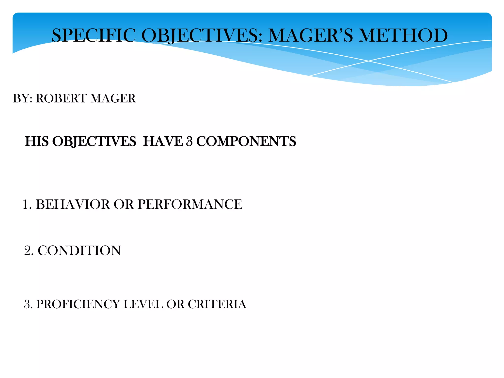 formulating goals and objectives | PPTX