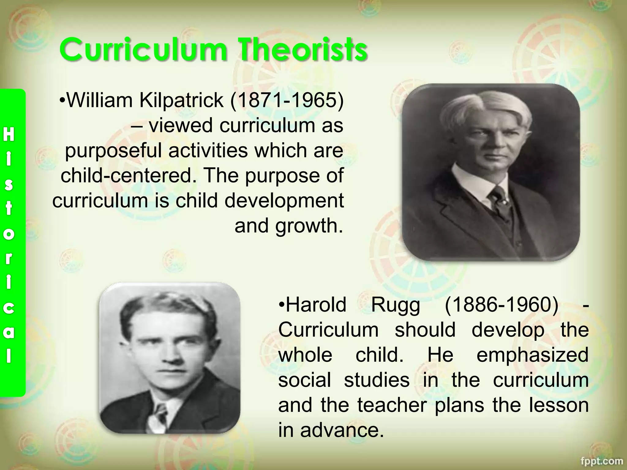 Curriculum Development Lesson 1: Concepts, Nature and Purposes of ...