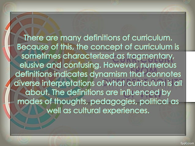 Curriculum Development Lesson 1: Concepts, Nature and Purposes of ...