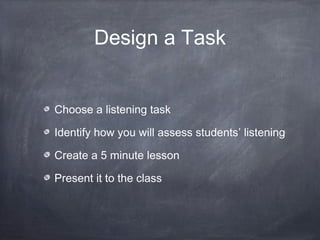 Educ 1723 teaching speaking & listening | PPT