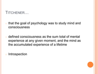 Schools of Psychology | PPTX