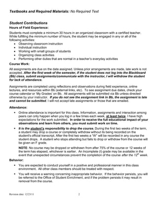 EDUC 202 Syllabus SP 2012 Billing | PDF