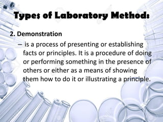 Laboratory Method (EDUC206B) | PDF | Homework and Study | Education
