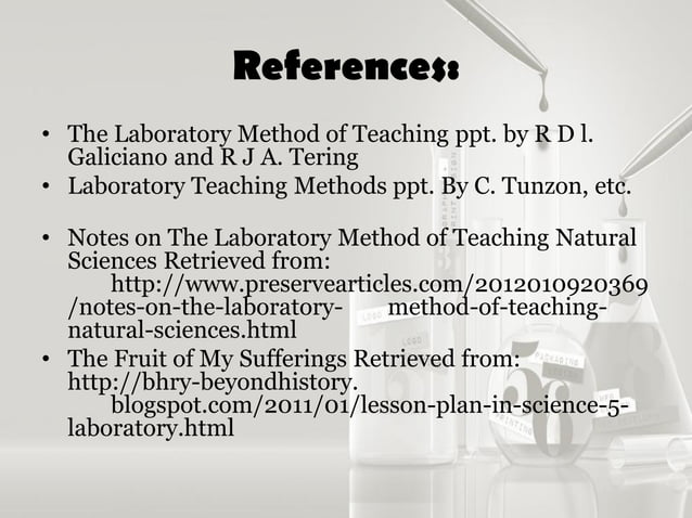 Laboratory Method (EDUC206B)