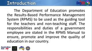 DepEd RPMS Tools | PPTX