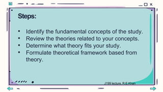 Theoretical Framework Discussion Powerpoint | PPTX