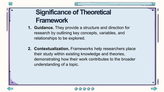 Theoretical Framework Discussion Powerpoint | PPTX