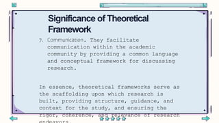 Theoretical Framework Discussion Powerpoint | PPTX