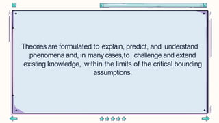 Theoretical Framework Discussion Powerpoint | PPTX