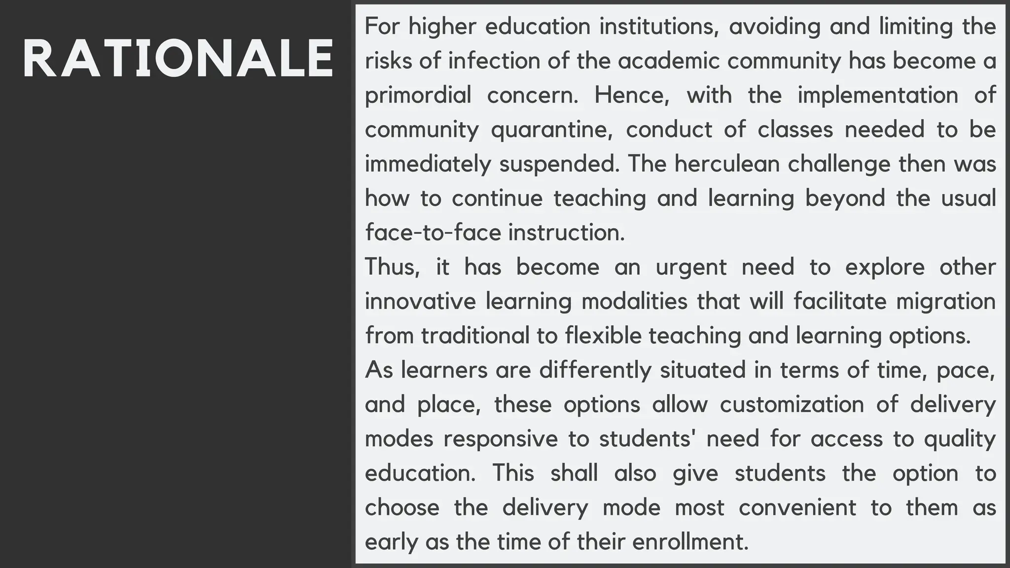 EDUC 211 Basic Education Learning Continuity Plan | PPTX