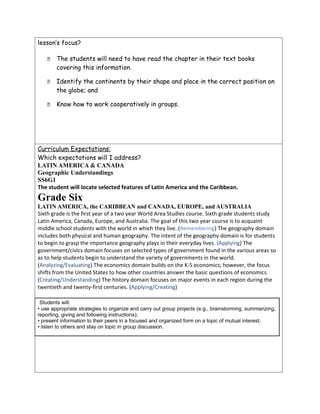 Educ 2130 lesson plan for jigsaw activity | RTF
