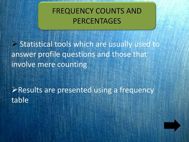 DATA PROCESSING AND STATISTICAL TREATMENT | PPTX