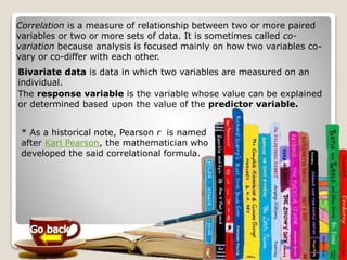 Data Processing and Statistical Treatment: Spreads and Correlation ...