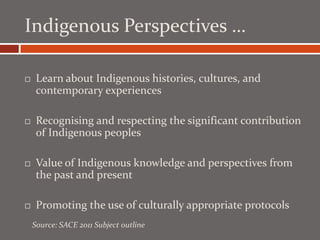 Education Resources for Indigenous Perspectives | PPTX