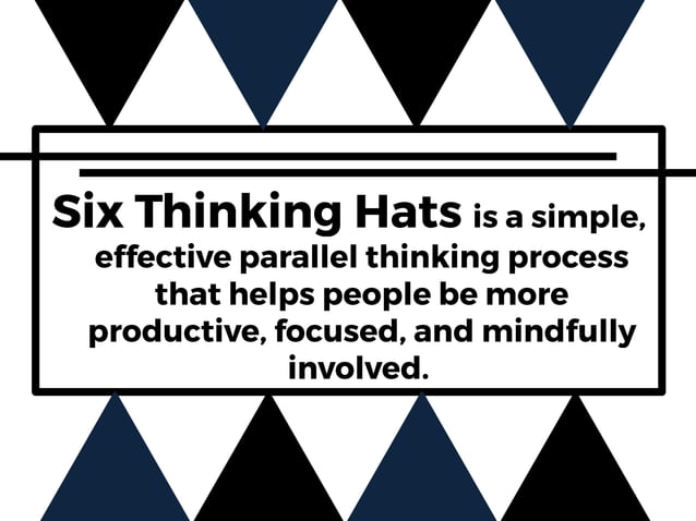 Dr. Edward de Bono's Six Thinking Hats | PDF | Science