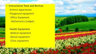 School Plant Management (Educ 265) | PPTX