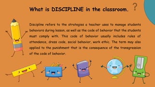 Discipline for learner centeredUNIT 3.pptx