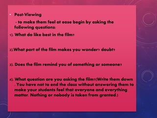 Module12: The Power Of Film, Video and TV in the Classroom | PPTX