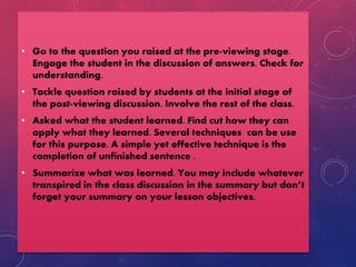 Module12: The Power Of Film, Video and TV in the Classroom | PPTX