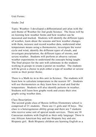 EDUC 307Differentiated Unit Plan Part 2 Accommodations Grading .docx