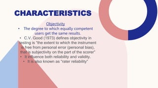 measurements and evaluation tools | PPT