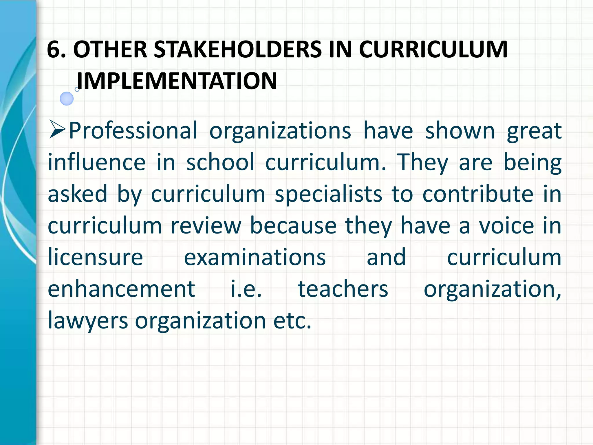 Curriculum Implementation | PPTX