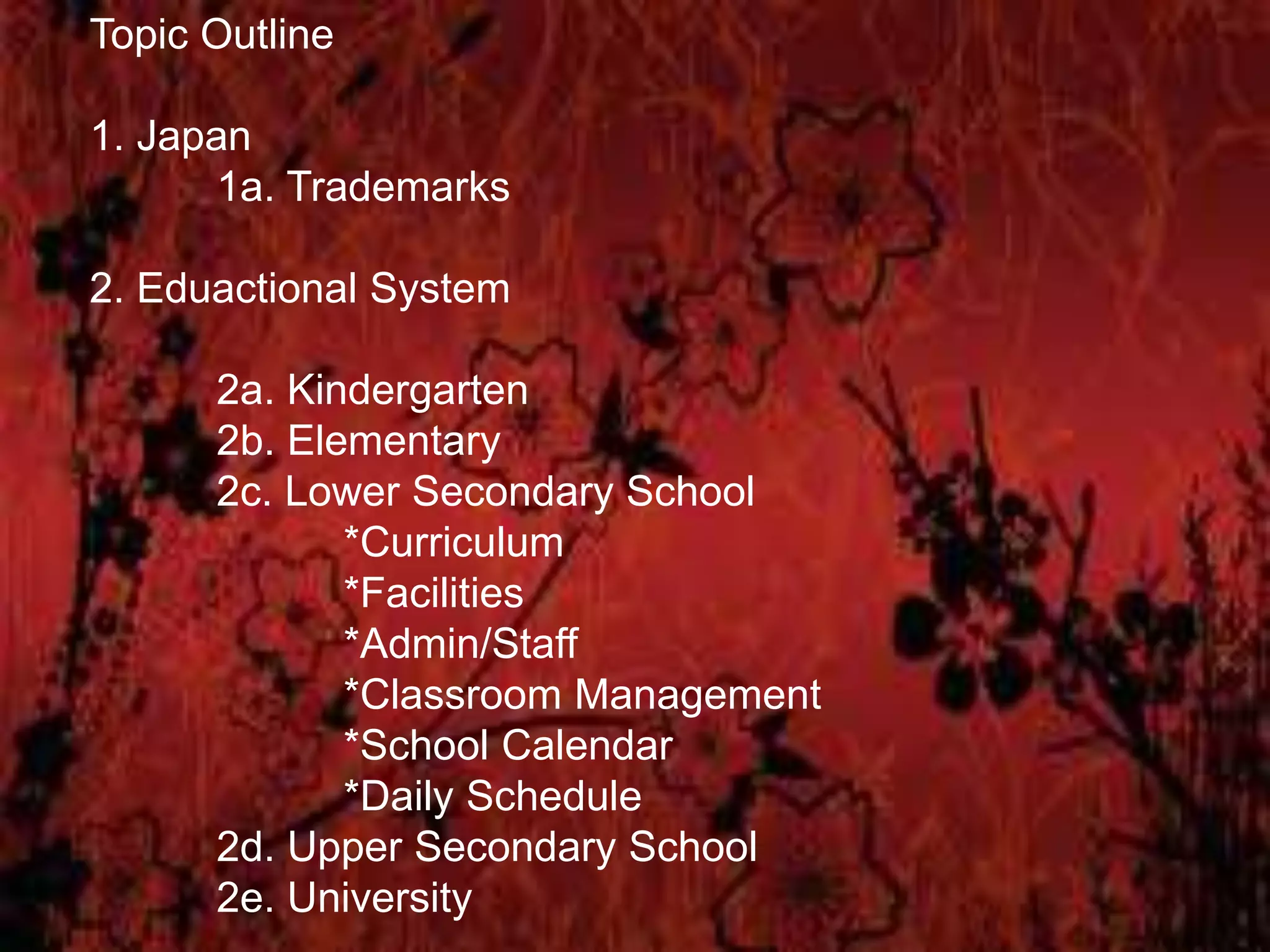 Educational System of Japan | PPTX