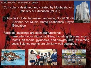 Educational System of Japan | PPTX