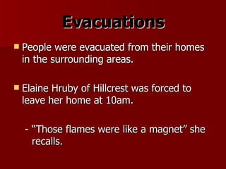 Educ 3508 Crowsnest Fire | PPT