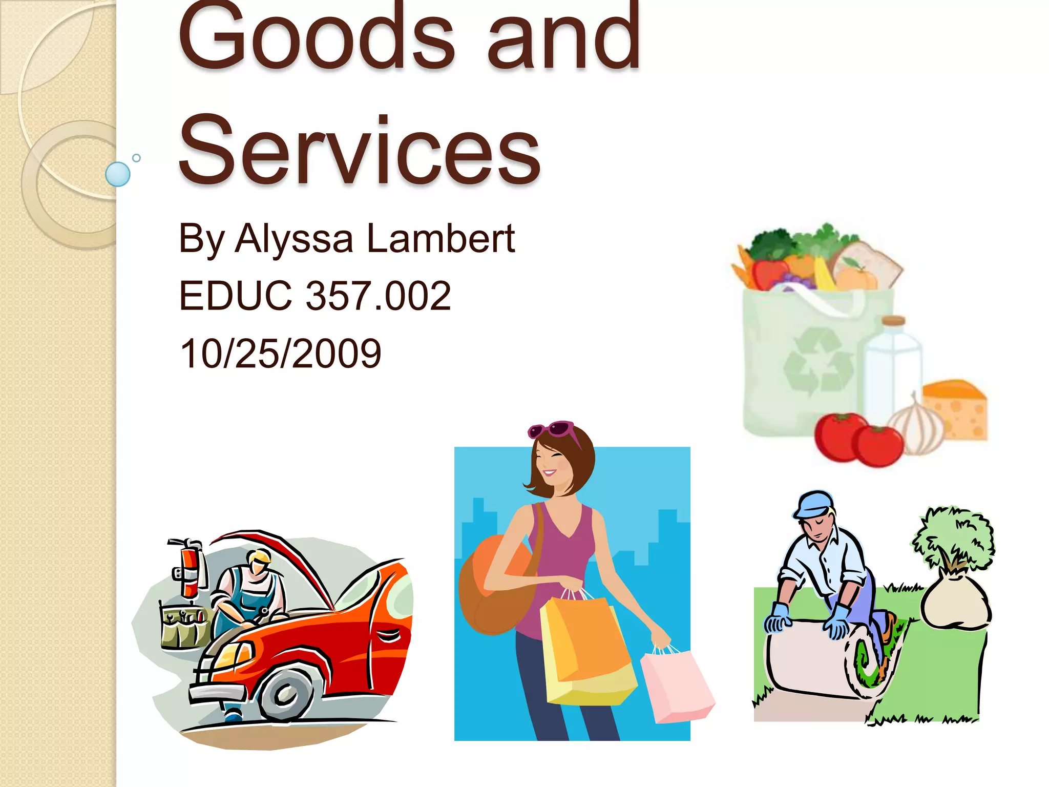 Goods And Services | PPTX