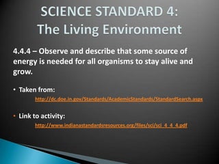 Educ373 Indicator Activity#1 | PPTX | Chemistry | Science