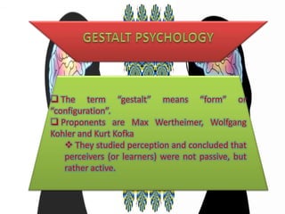 Gestalt Psychology | PPTX