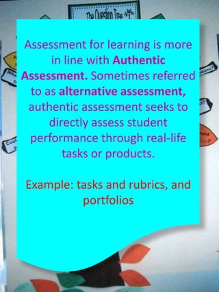 Assessment for Learning | PDF