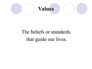Values | PPT