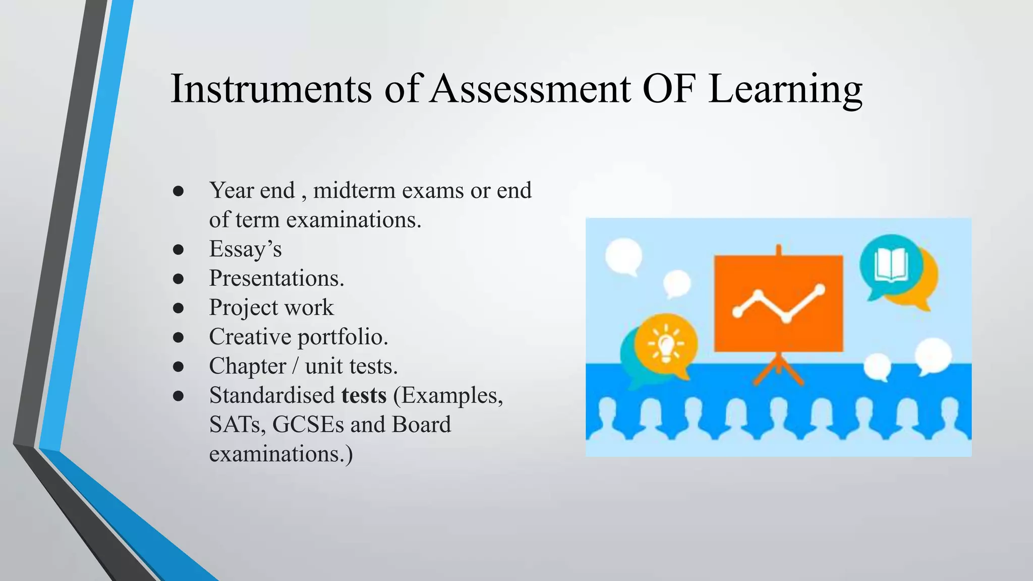 Assessment for, of, and as learning | PPTX