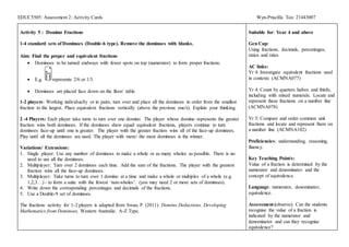 Educ5505 dominoes activity cards priscilla teo w 20141028 | PPT